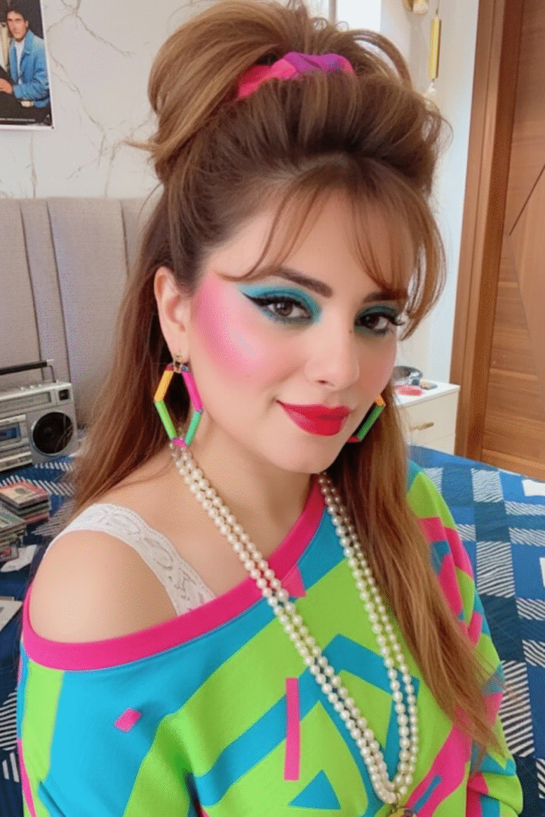 19+ 80s Makeup Ideas for Bold Retro Style - Nesty Craft